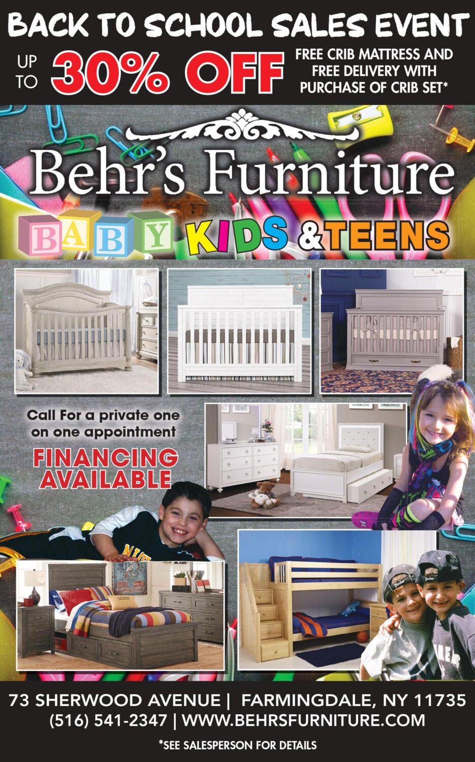 Furniture Sales and Our Special Events | Behr's Superstore
