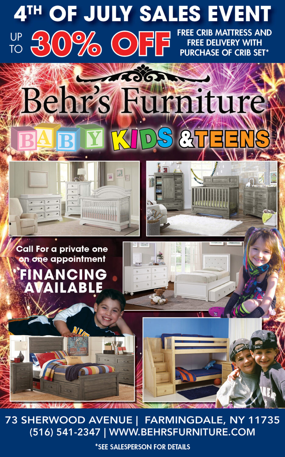 Furniture Sales and Our Special Events | Behr's Superstore